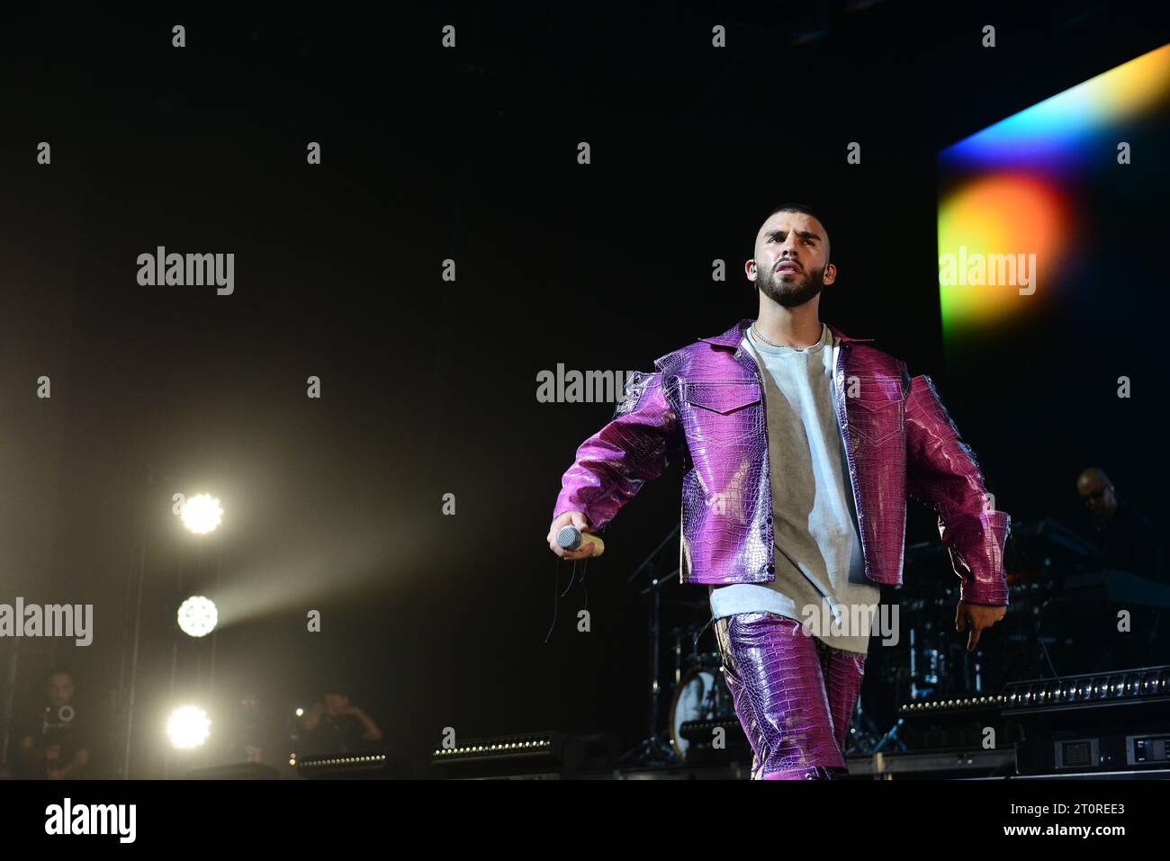 MIAMI, FLORIDA - OCTOBER 06: Manuel Turizo performs during his "2000 US ...