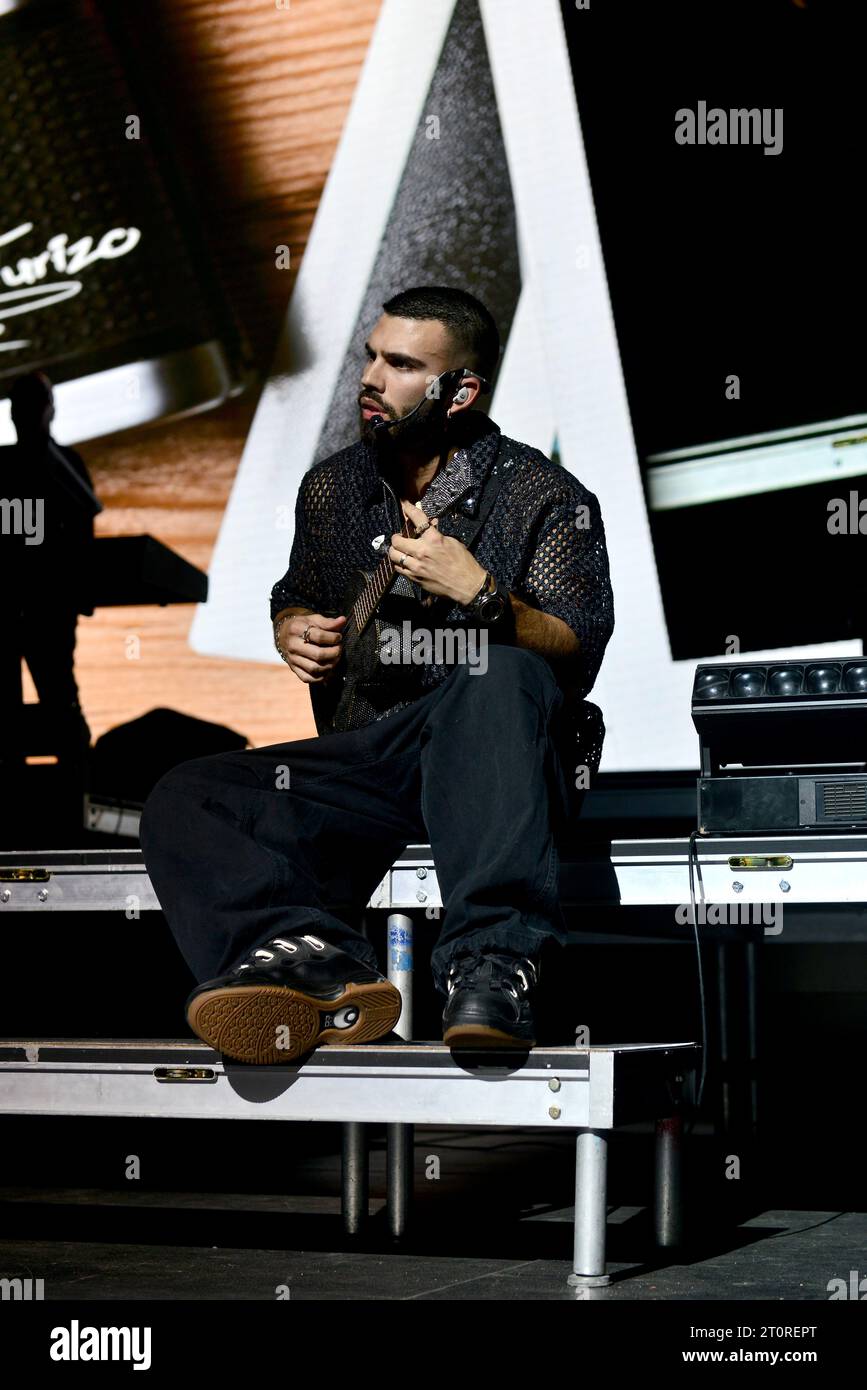 MIAMI, FLORIDA - OCTOBER 06: Julian Turizo performs during Manuel ...