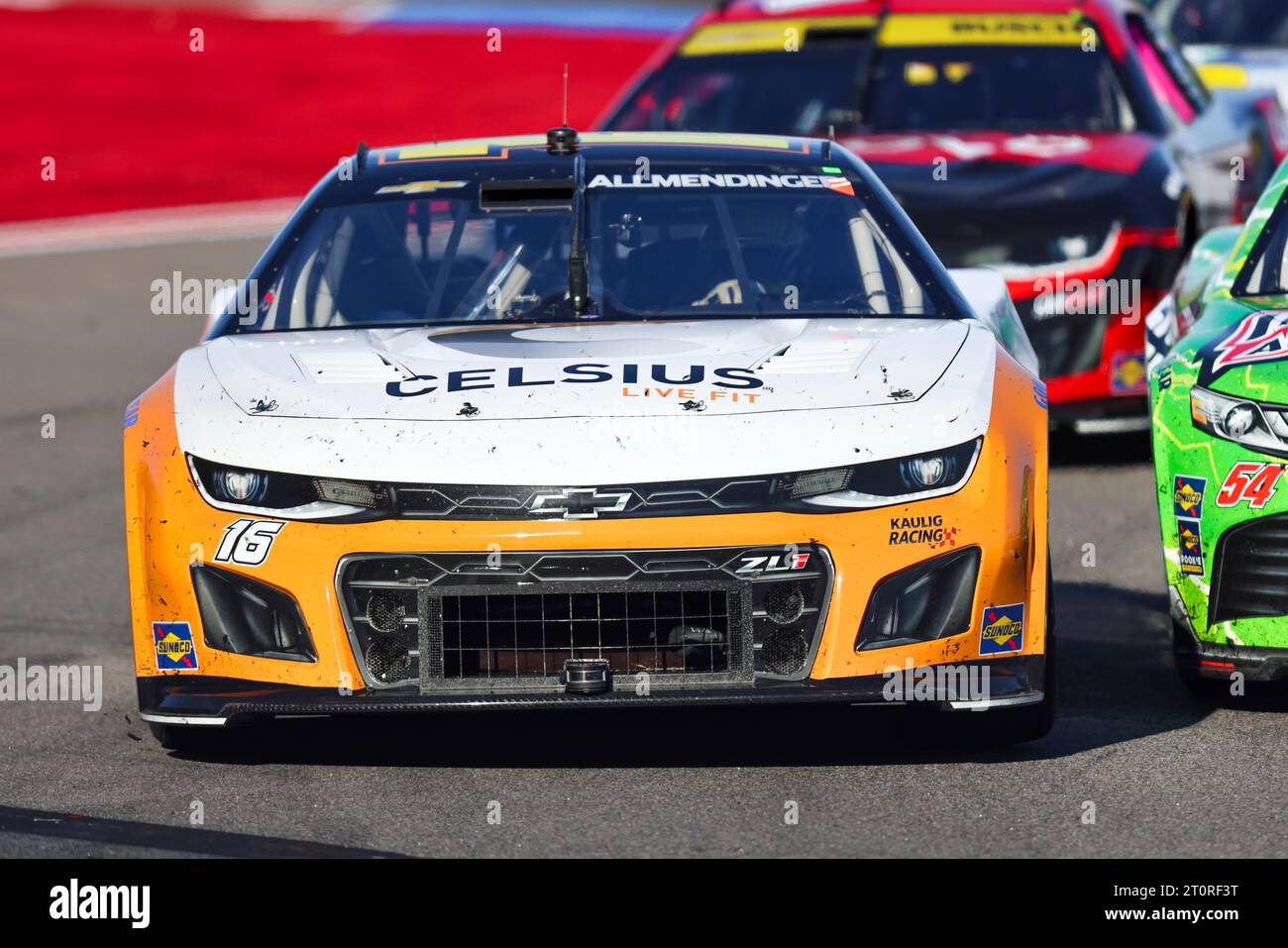 CONCORD, NC - OCTOBER 08: AJ Allmendinger, driver of the #16 Celsius ...