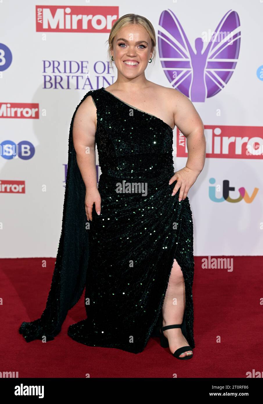 London, UK. October 8th, 2023. Ellie Simmonds arriving at the Pride of ...