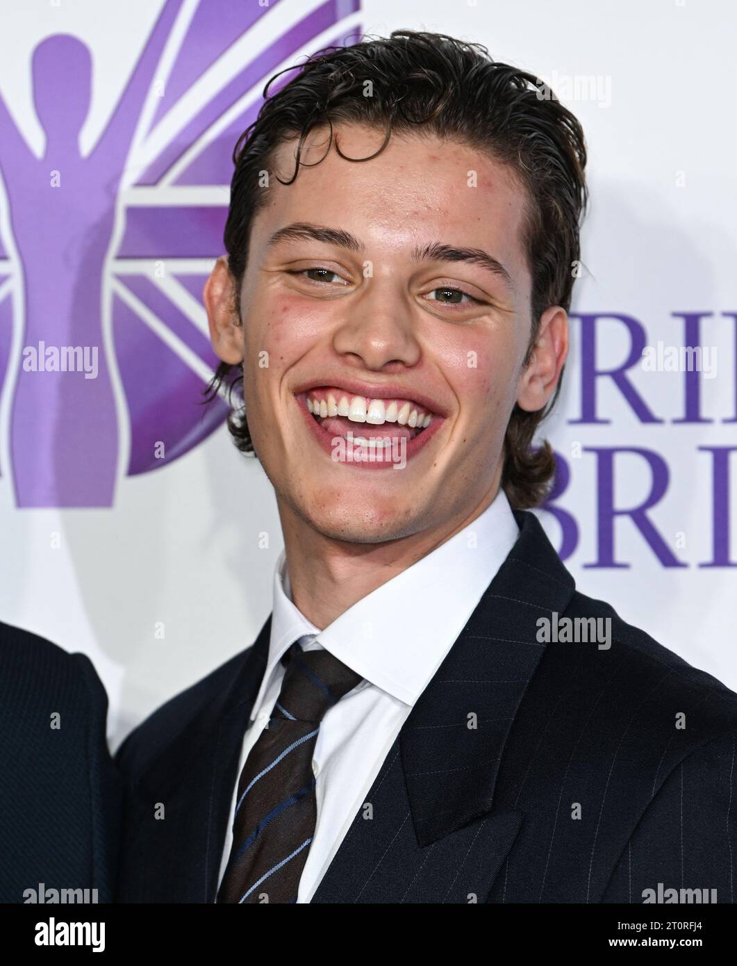 London, UK. October 8th, 2023. Bobby Brazier arriving at the Pride of ...
