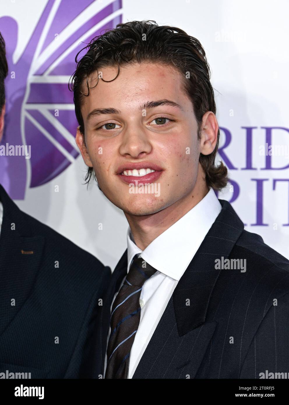 London, UK. October 8th, 2023. Bobby Brazier arriving at the Pride of ...