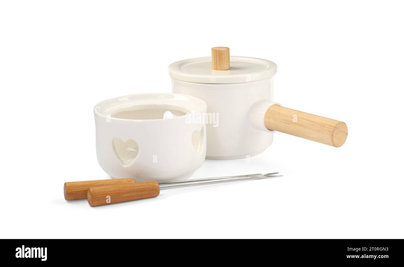 Ceramic fondue isolated on hi-res stock photography and images - Alamy