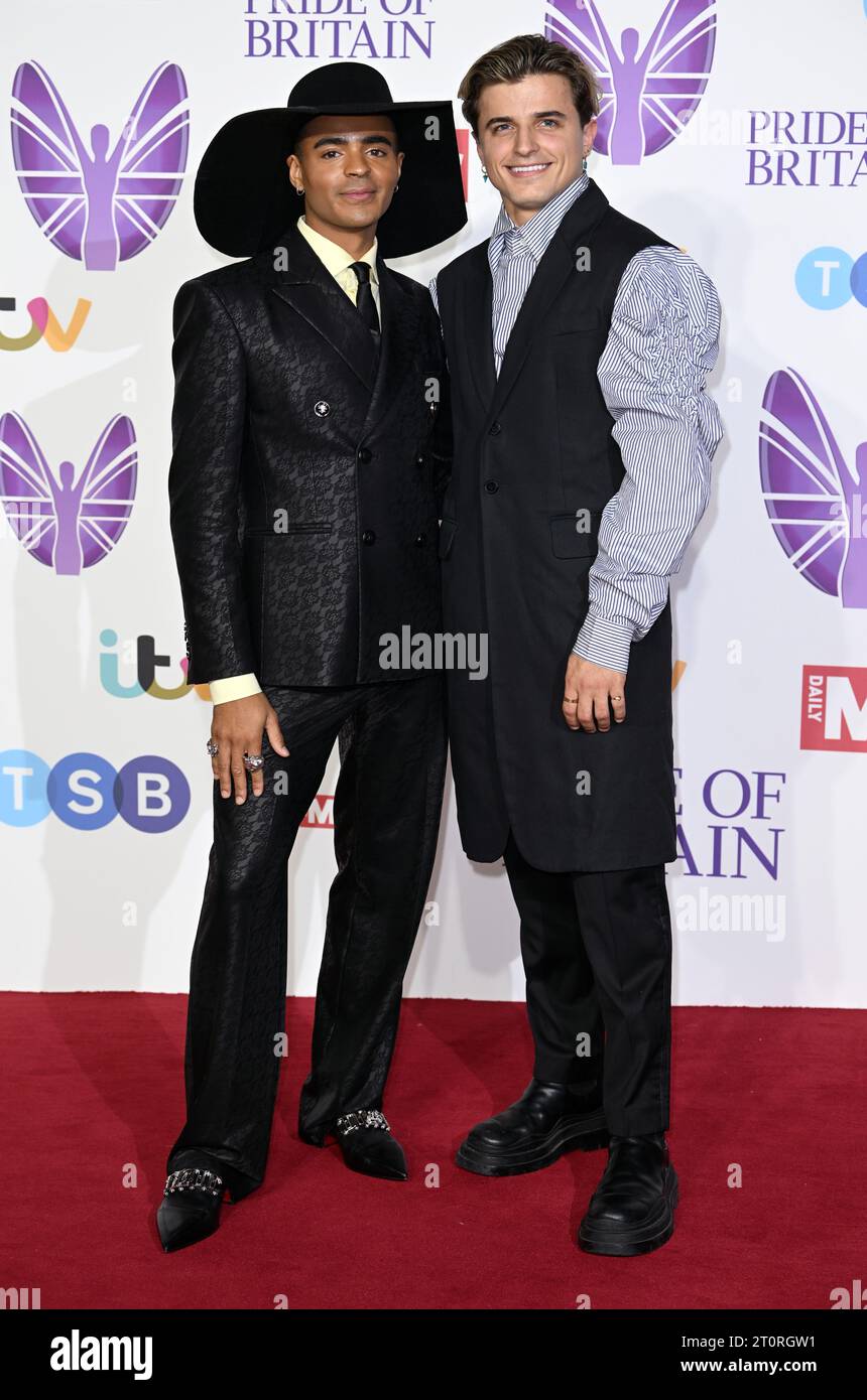 London, UK. October 8th, 2023. Layton Williams and Nikita Kuzmin ...