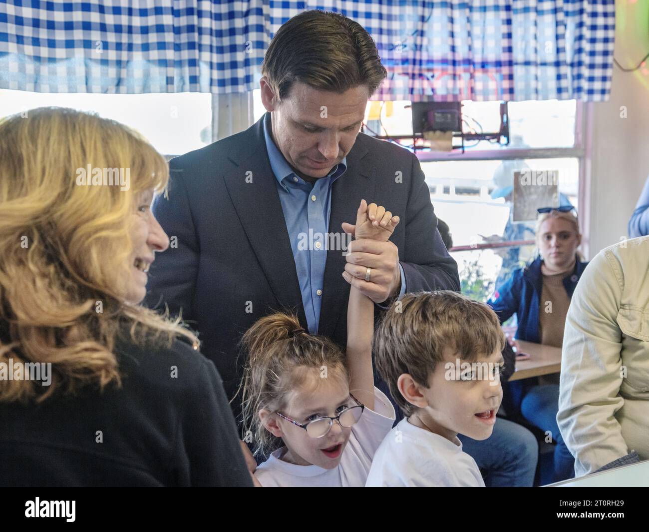 Florida Governor Ron DeSantis made a campaign visit to Jake & Walt’s ...