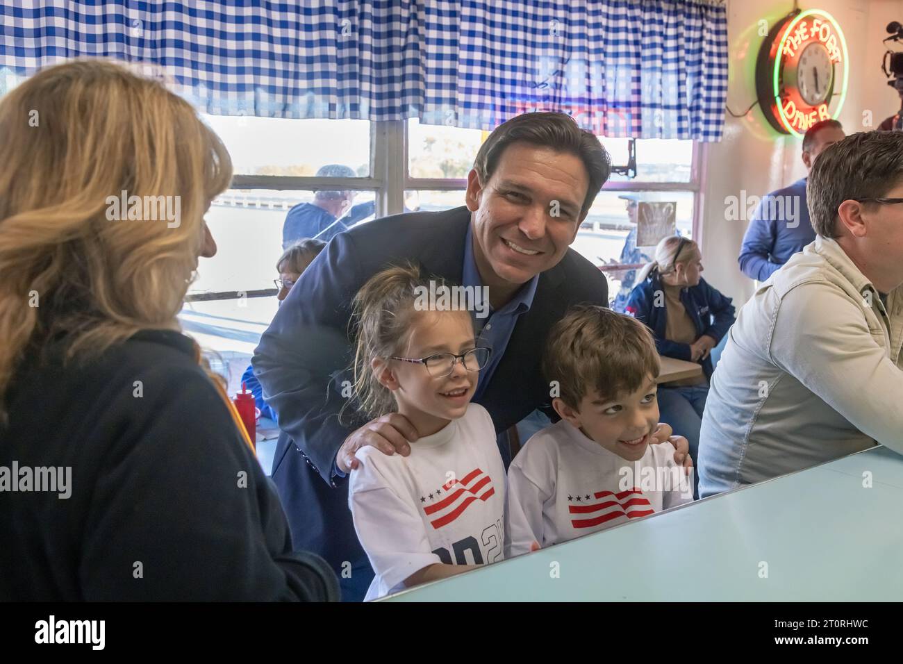 Florida Governor Ron DeSantis made a campaign visit to Jake & Walt’s ...