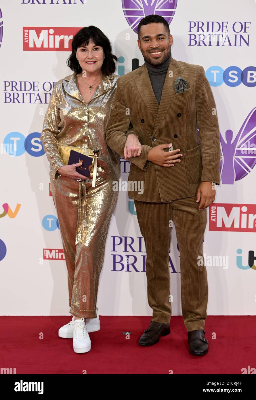 London, UK. October 8th, 2023. Elizabeth Carling arriving at the Pride ...