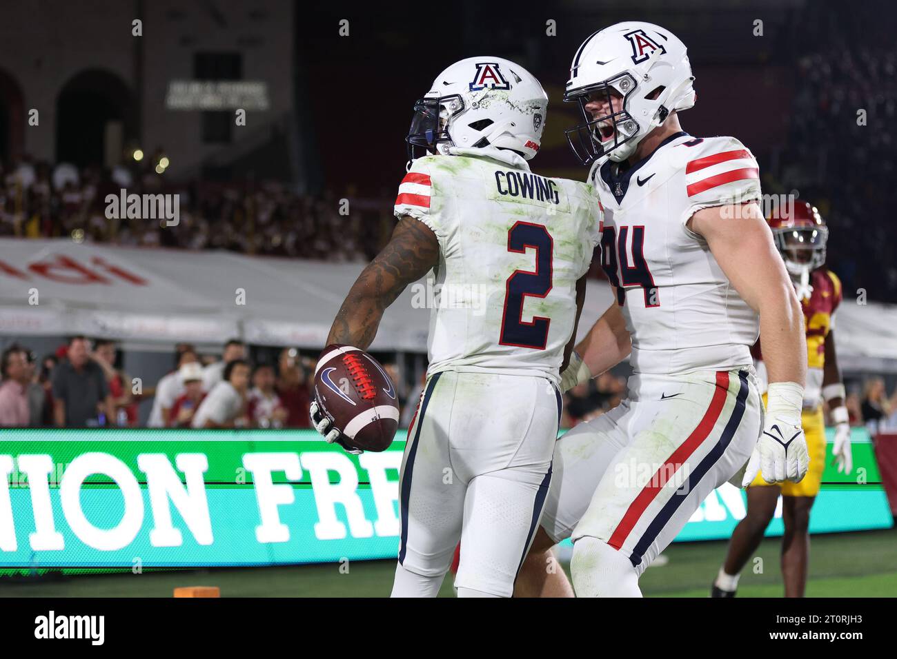Los Angeles, California, USA. 7th Oct, 2023. Arizona wide receiver ...