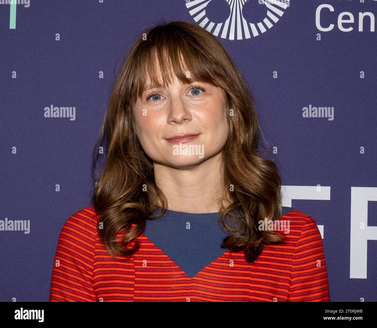 New York, USA. 08th Oct, 2023. Annie Baker arrives on the red carpet ...