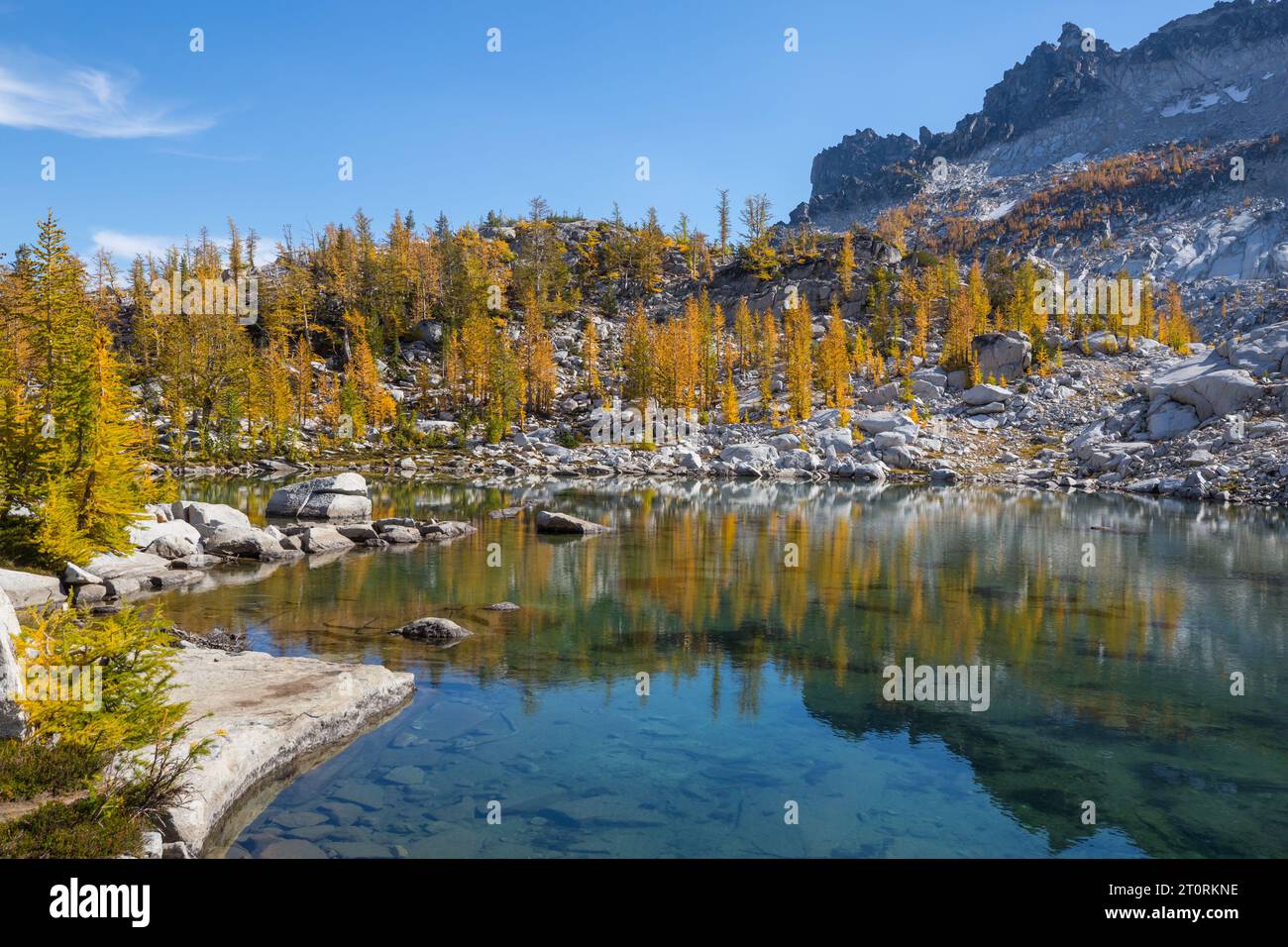 Beautiful Alpine lakes wilderness area in Washington, USA Stock Photo ...