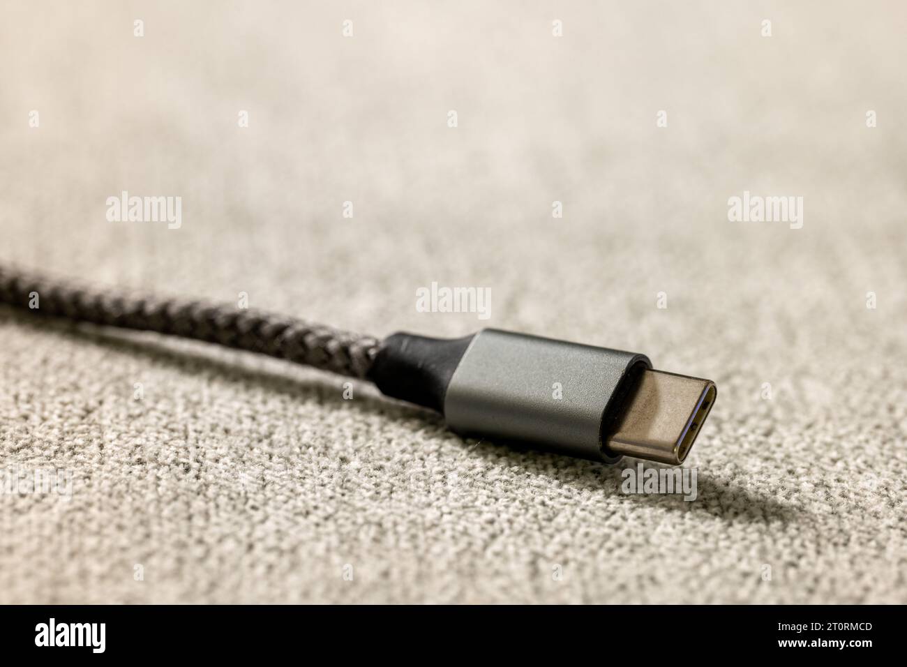 Macro Photo of a USB-C Cable Stock Photo - Alamy