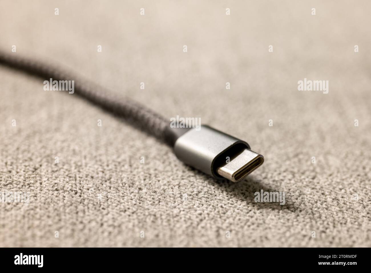 Macro Photo of a USB-C Cable Stock Photo - Alamy