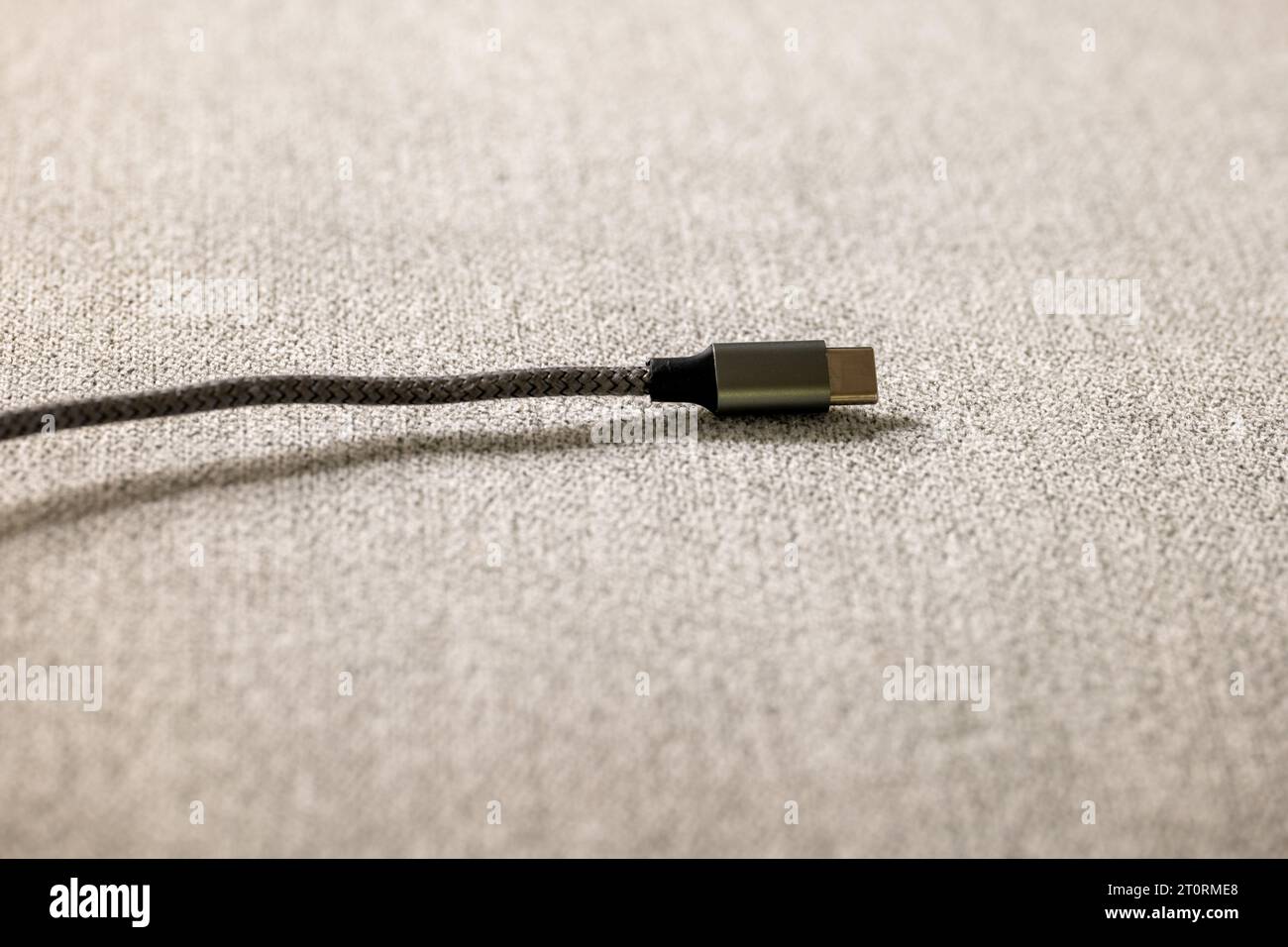 Macro Photo of a USB-C Cable Stock Photo - Alamy