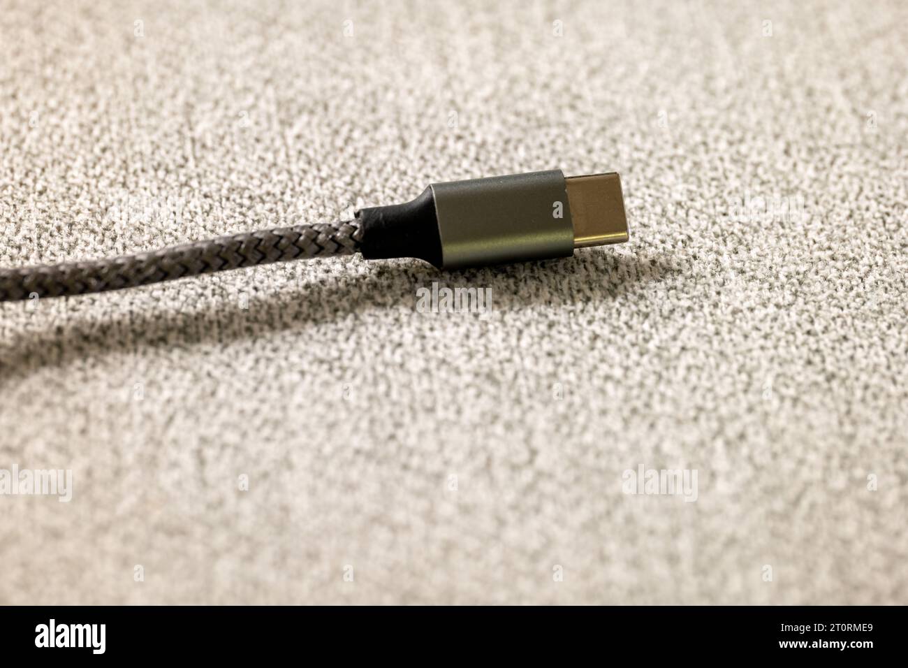 Macro Photo of a USB-C Cable Stock Photo - Alamy