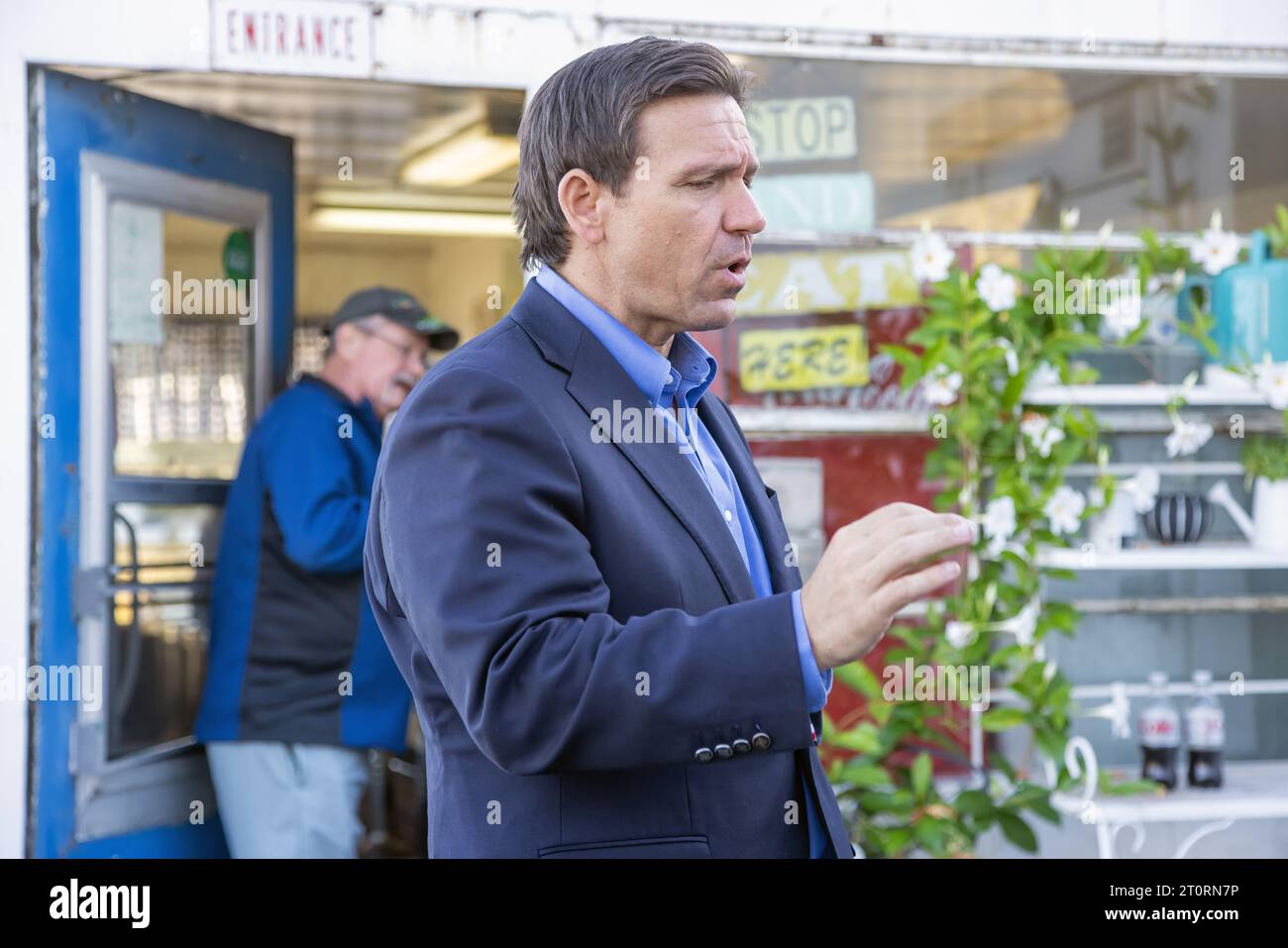 Florida Governor Ron DeSantis made a campaign visit to Jake & Walt’s ...