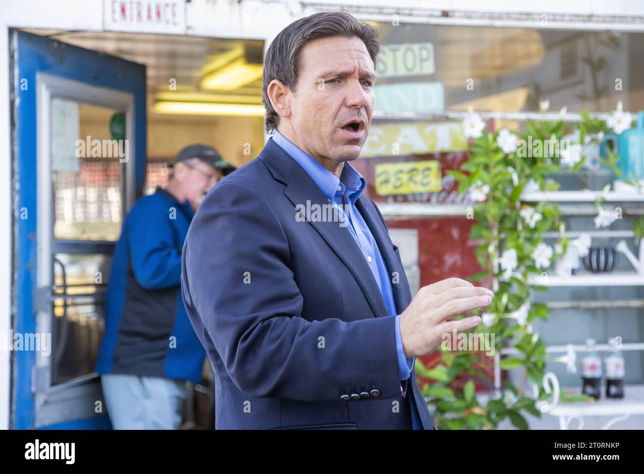 Florida Governor Ron DeSantis made a campaign visit to Jake & Walt’s ...