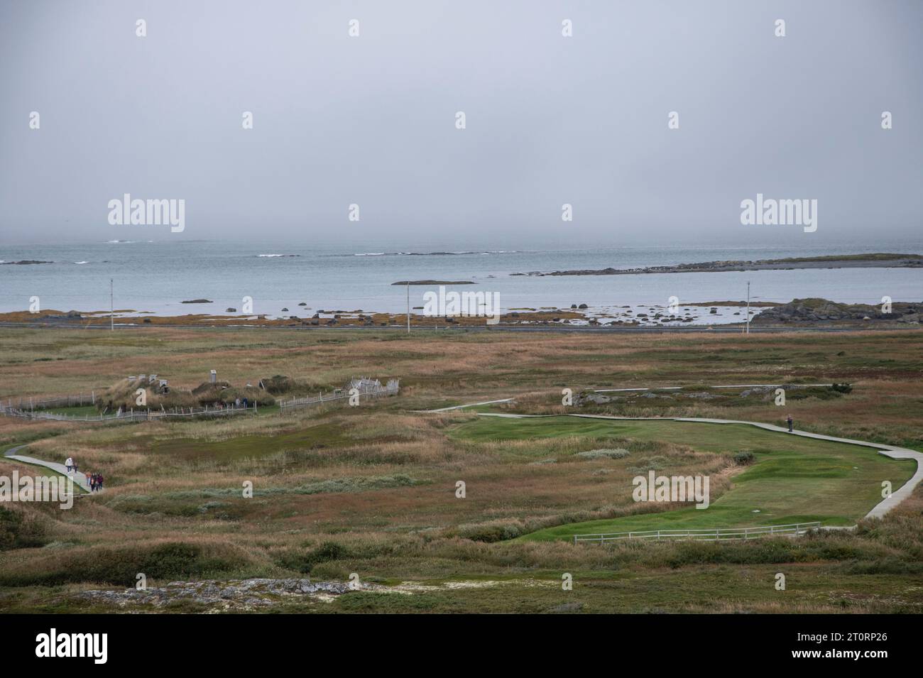 Beach in L’Anse aux Meadows, Newfoundland & Labrador, Canada Stock ...
