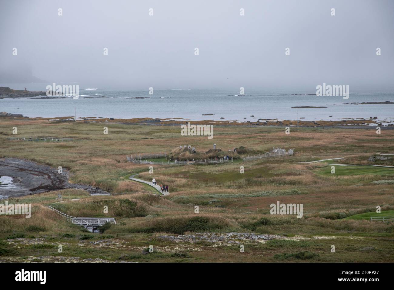 Beach in L’Anse aux Meadows, Newfoundland & Labrador, Canada Stock ...