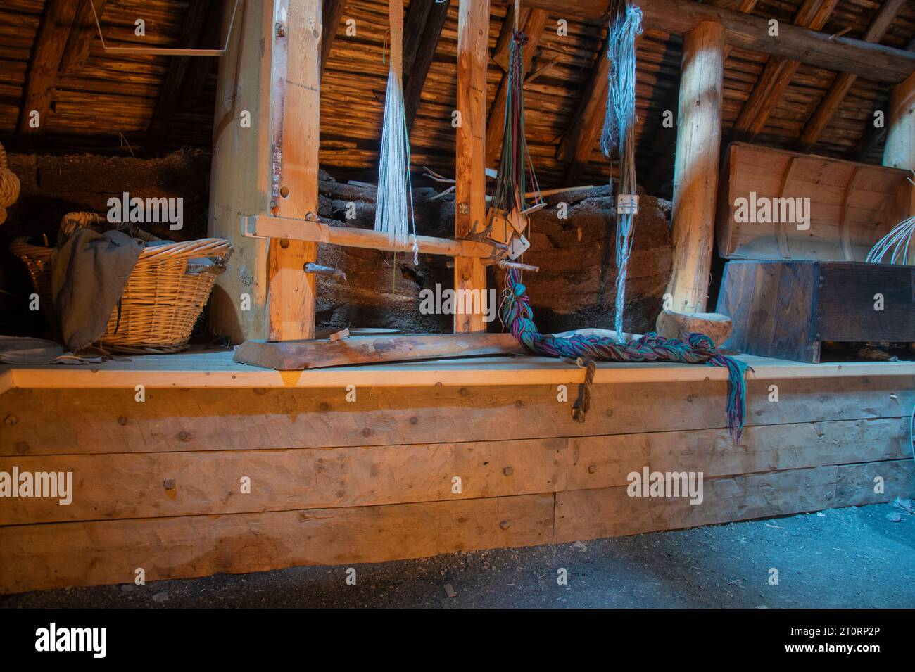 Viking longhouse interior hi-res stock photography and images - Alamy