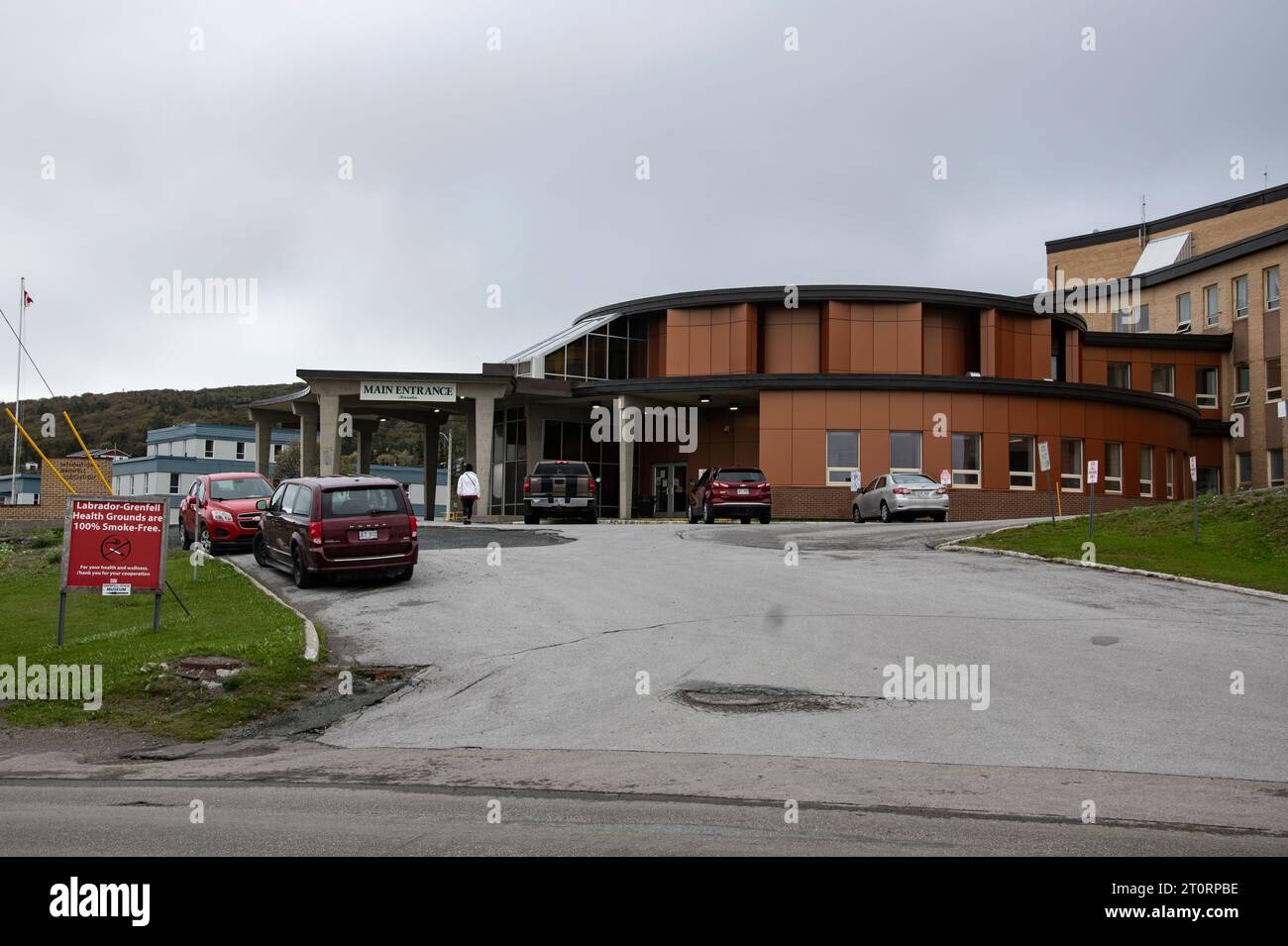 Charles S. Curtis Memorial Hospital in St. Anthony, Newfoundland ...