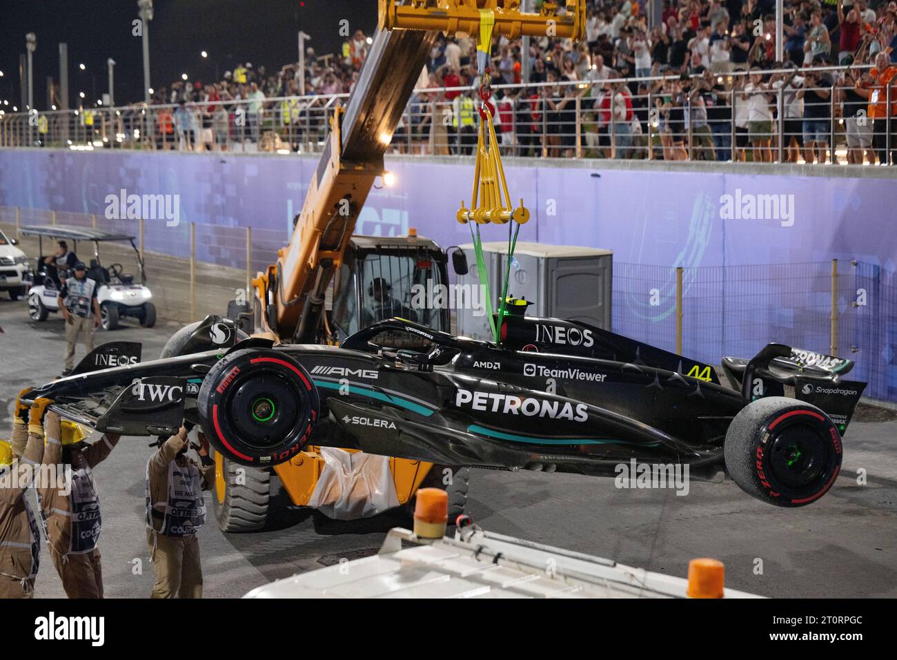 Doha, Qatar. 08th Oct, 2023. DOHA,QATAR.8TH OCT 2023 LEWIS HAMILTON (UK ...