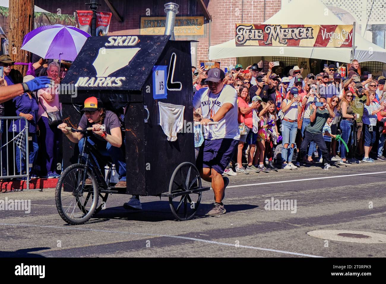 The Virginia City Outhouse races is an annual event that takes place in ...