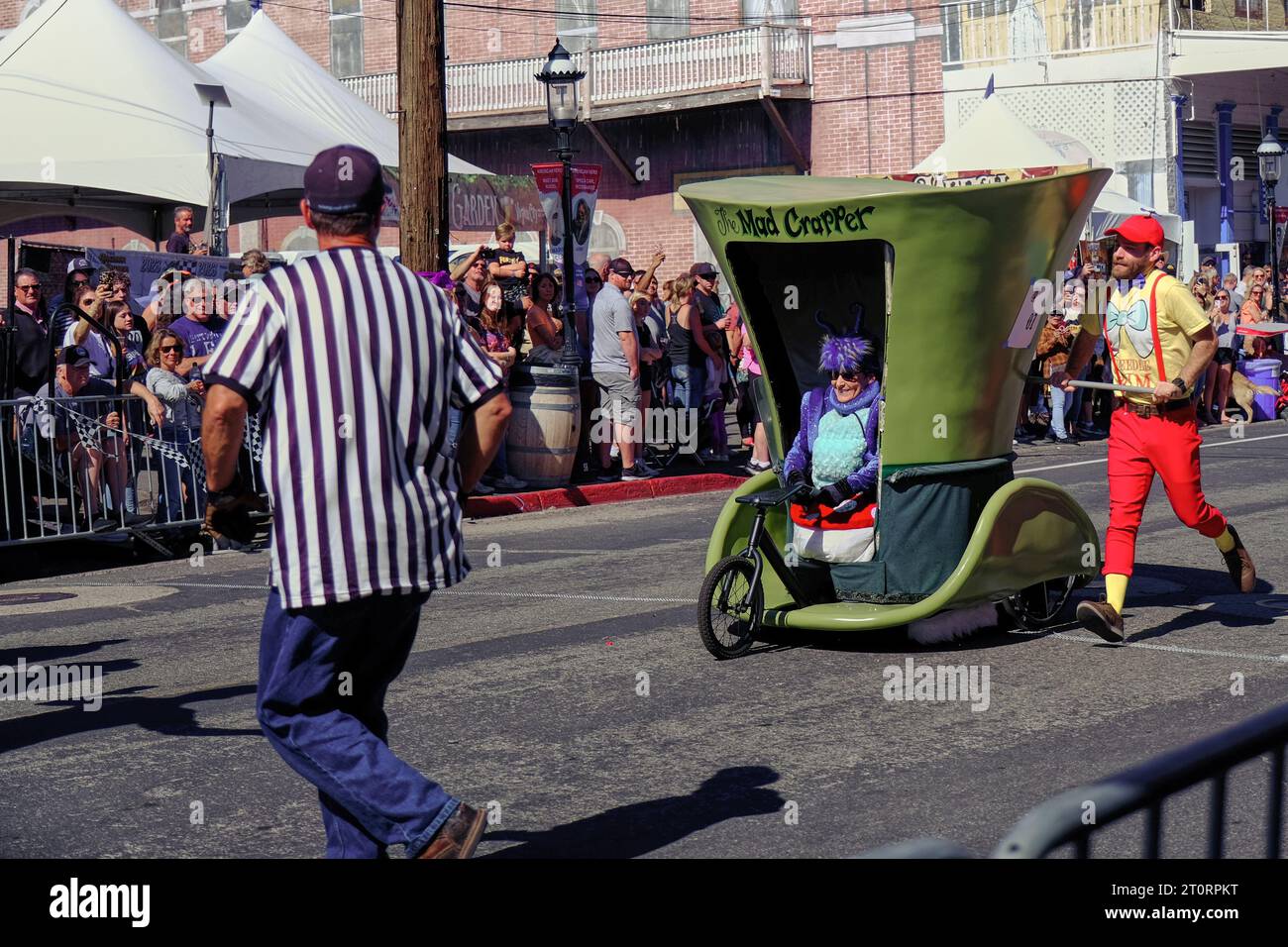 The Virginia City Outhouse races is an annual event that takes place in ...
