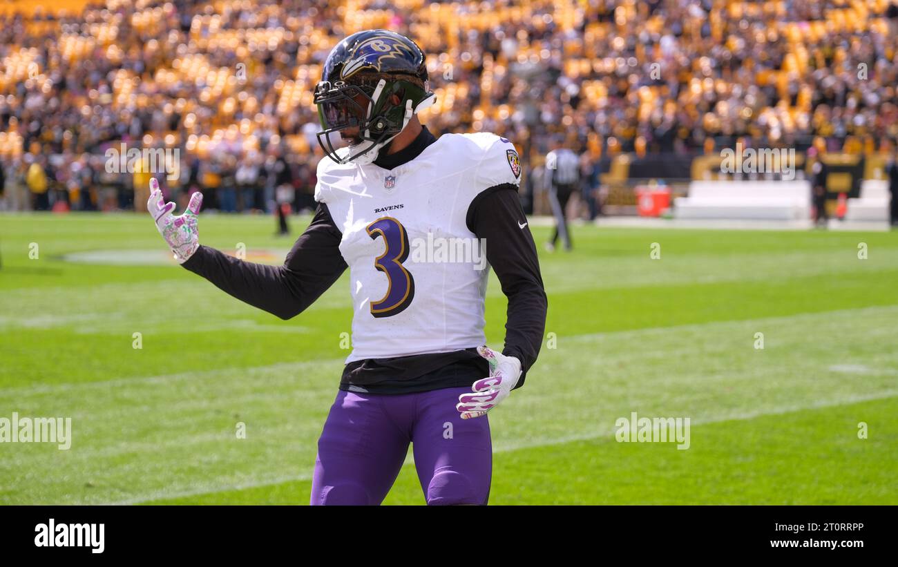 Odell Beckham Jr. 08th Oct, 2023. #3 during the Pittsburgh Steelers vs ...