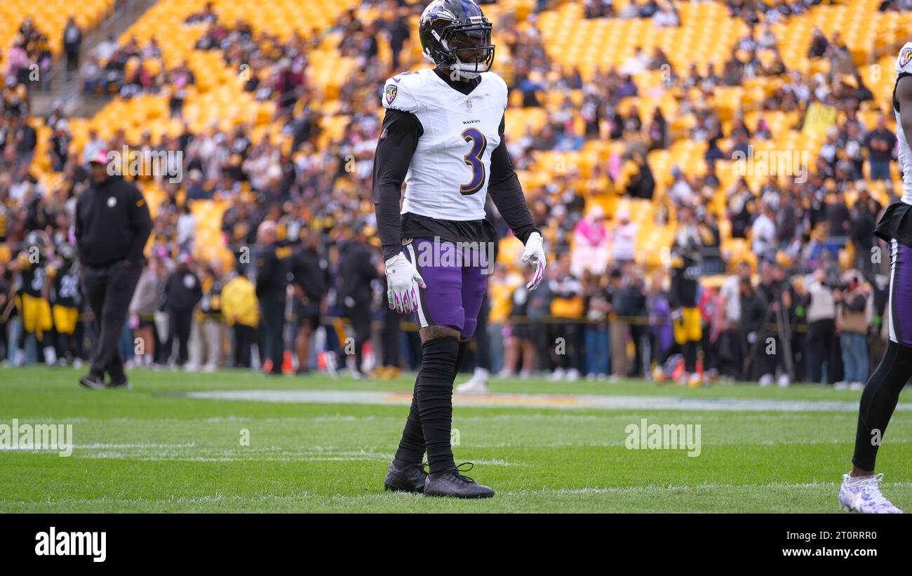 Odell Beckham Jr. 08th Oct, 2023. #3 during the Pittsburgh Steelers vs ...