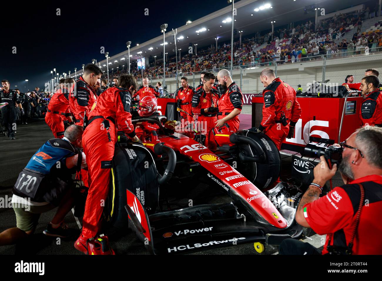 Doha, Qatar. 8th Oct, 2023. #16 Charles Leclerc (MCO, Scuderia Ferrari ...