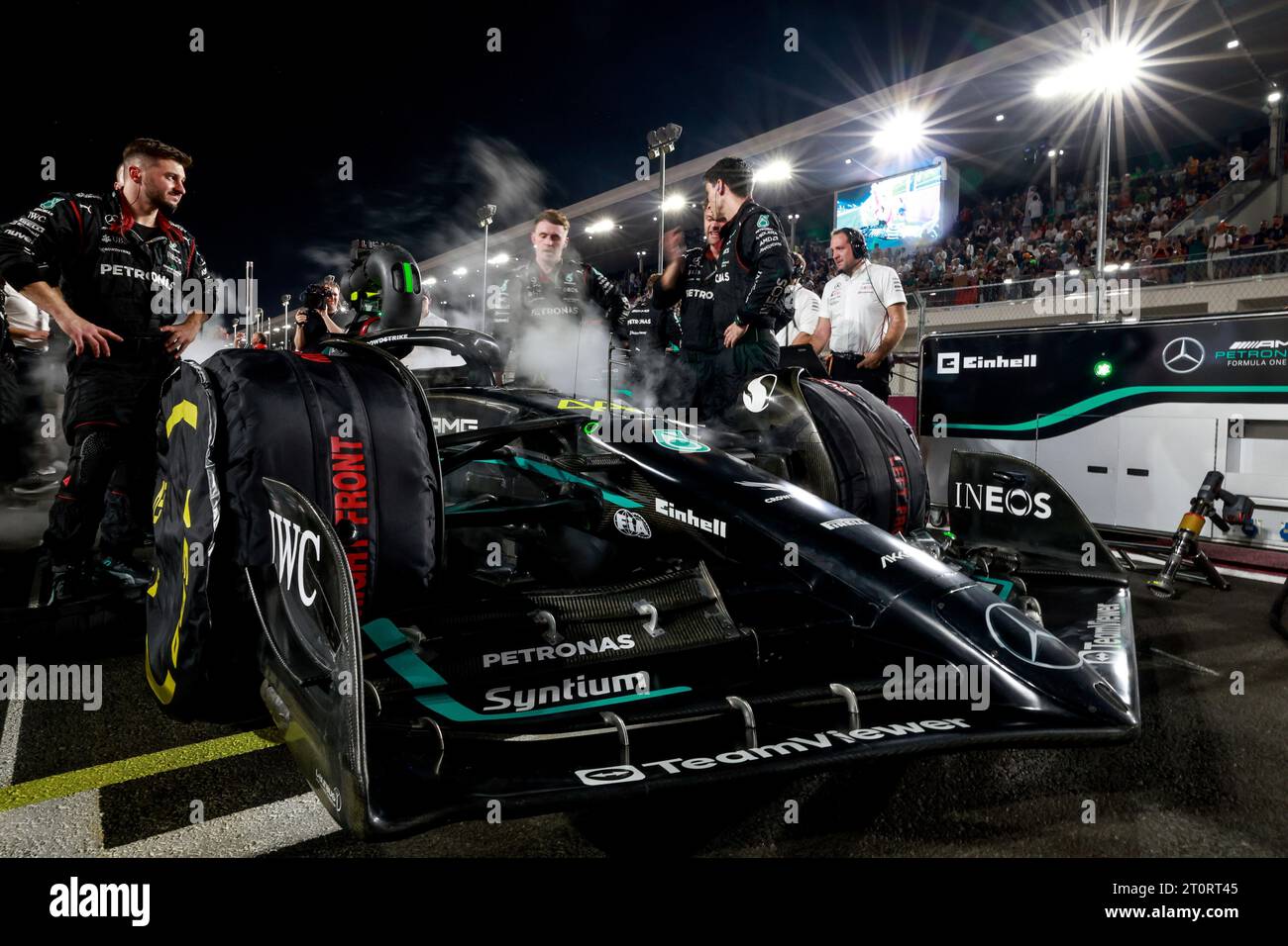 Doha, Qatar. 8th Oct, 2023. Mercedes-AMG Petronas F1 Team, F1 Grand ...