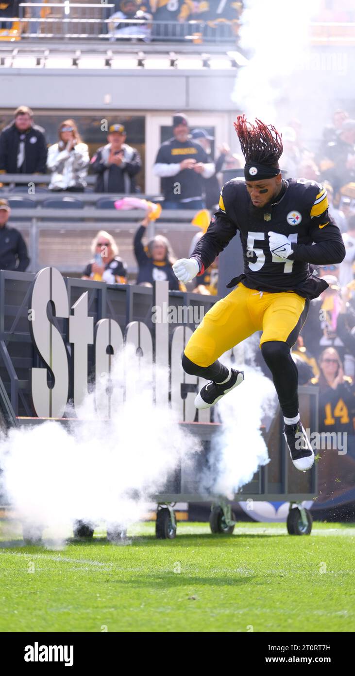 Pittsburgh, PA, USA. 08th Oct, 2023. Kwon Alexander #54 during the ...