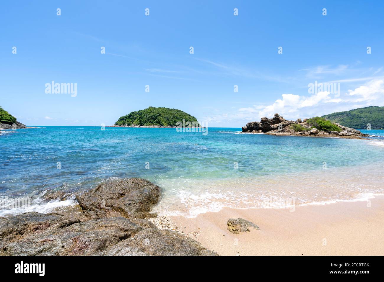 Beautiful beach in summer season,Amazing nature landscape view of beach ...