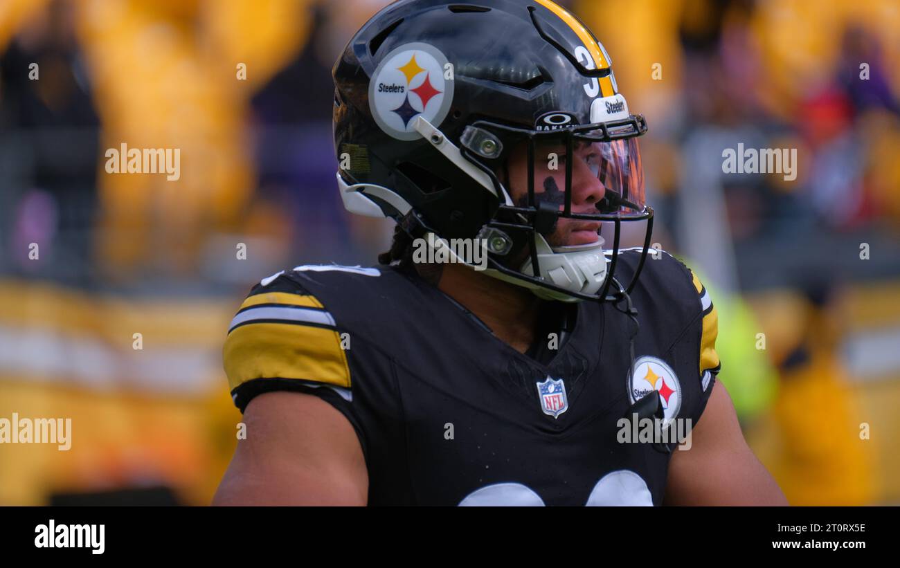 Pittsburgh, PA, USA. 08th Oct, 2023. Jaylen Warren #30 during the ...