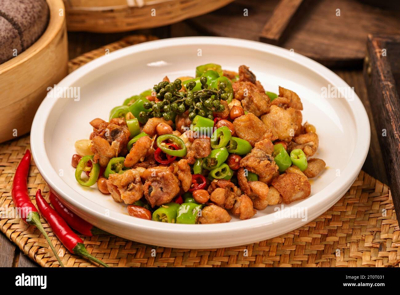Spicy sauteed chicken hi-res stock photography and images - Alamy