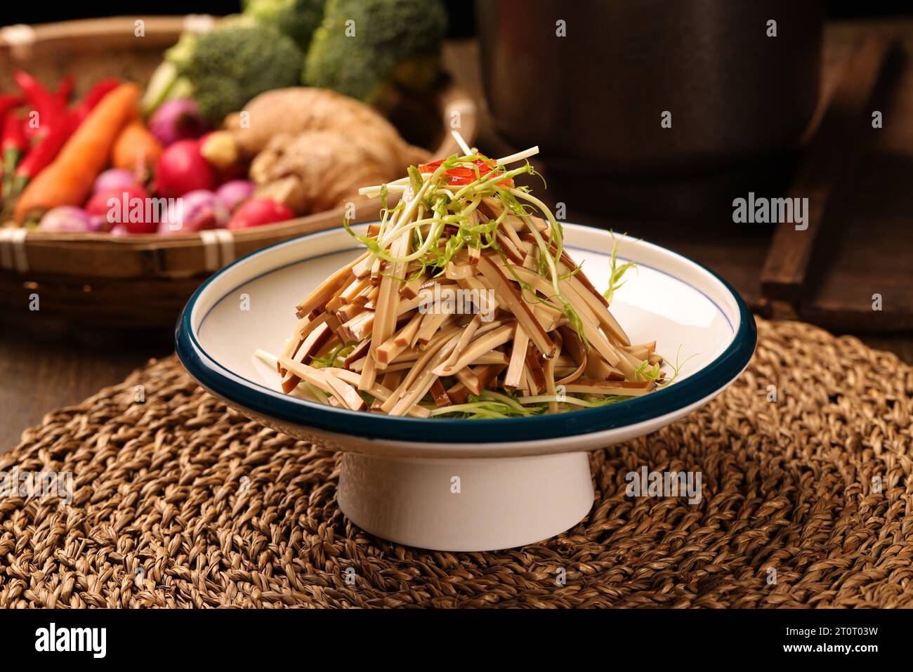 Dried tofu shreds hi-res stock photography and images - Alamy