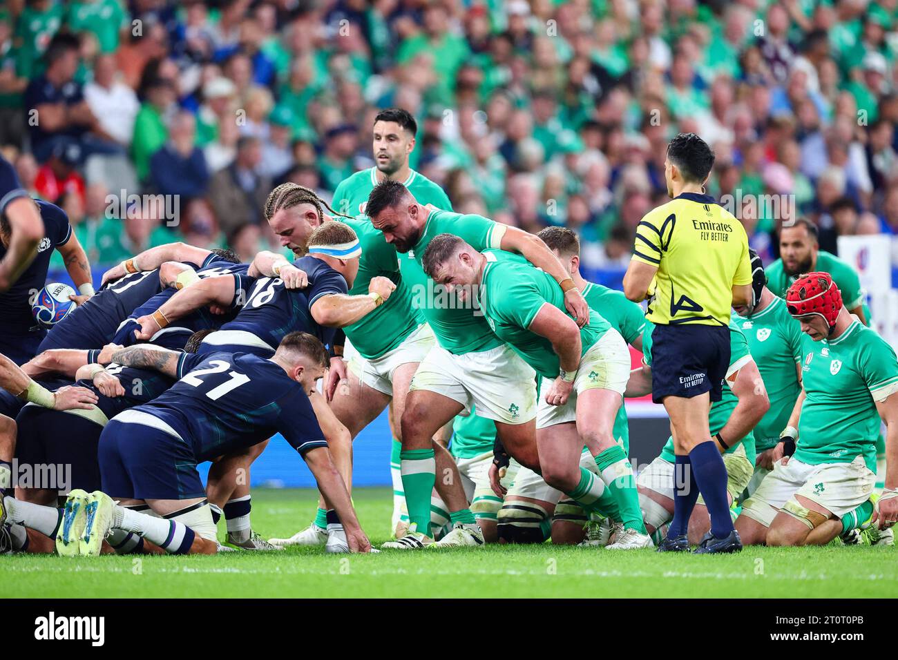 Press scrum ireland hi-res stock photography and images - Alamy