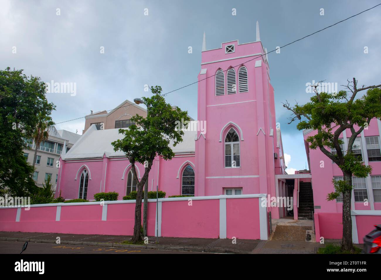 St Andrews Church on Church Street historic commercial buildings in ...