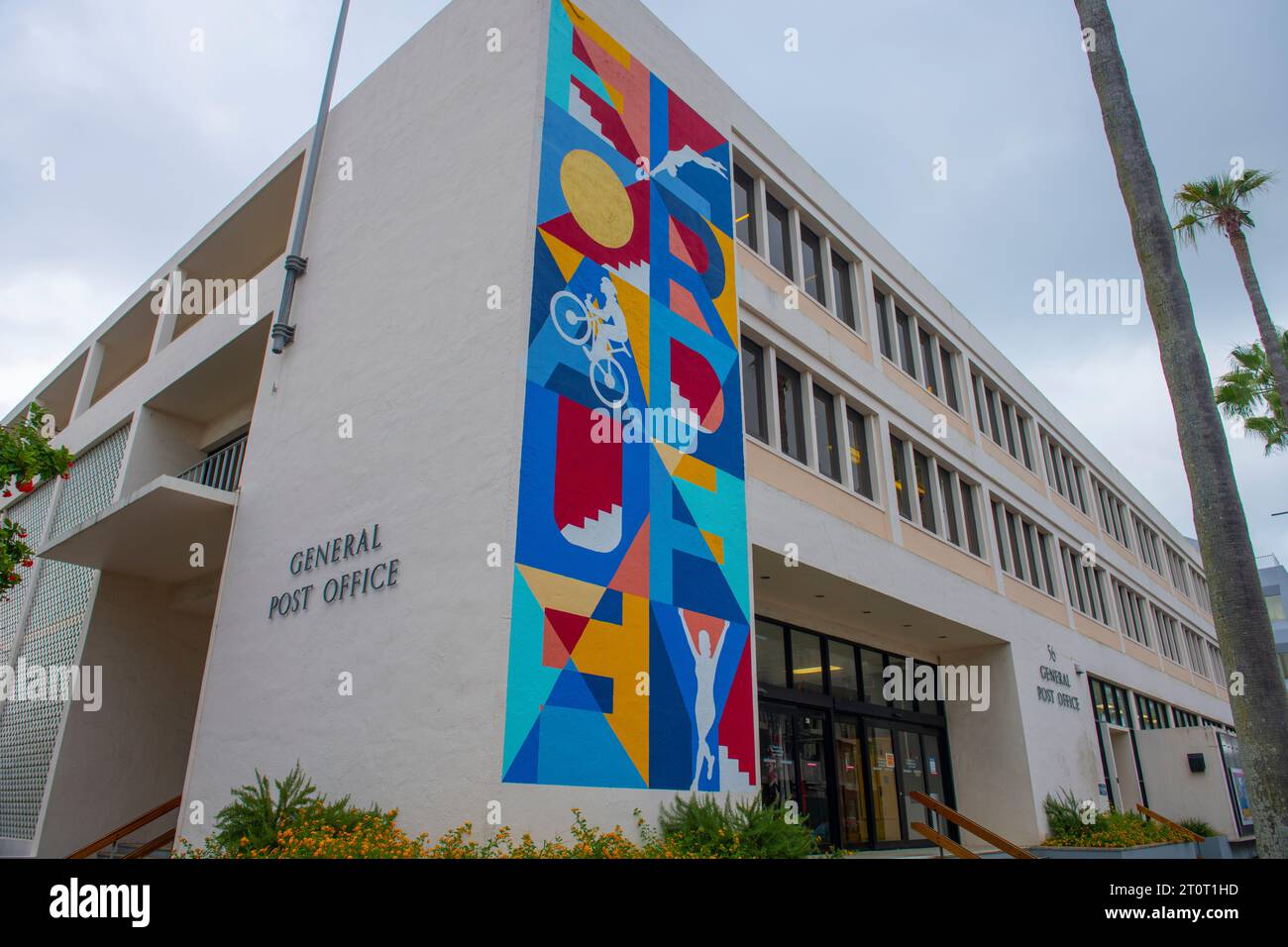 Bermuda General Post Office on Church Street historic commercial ...