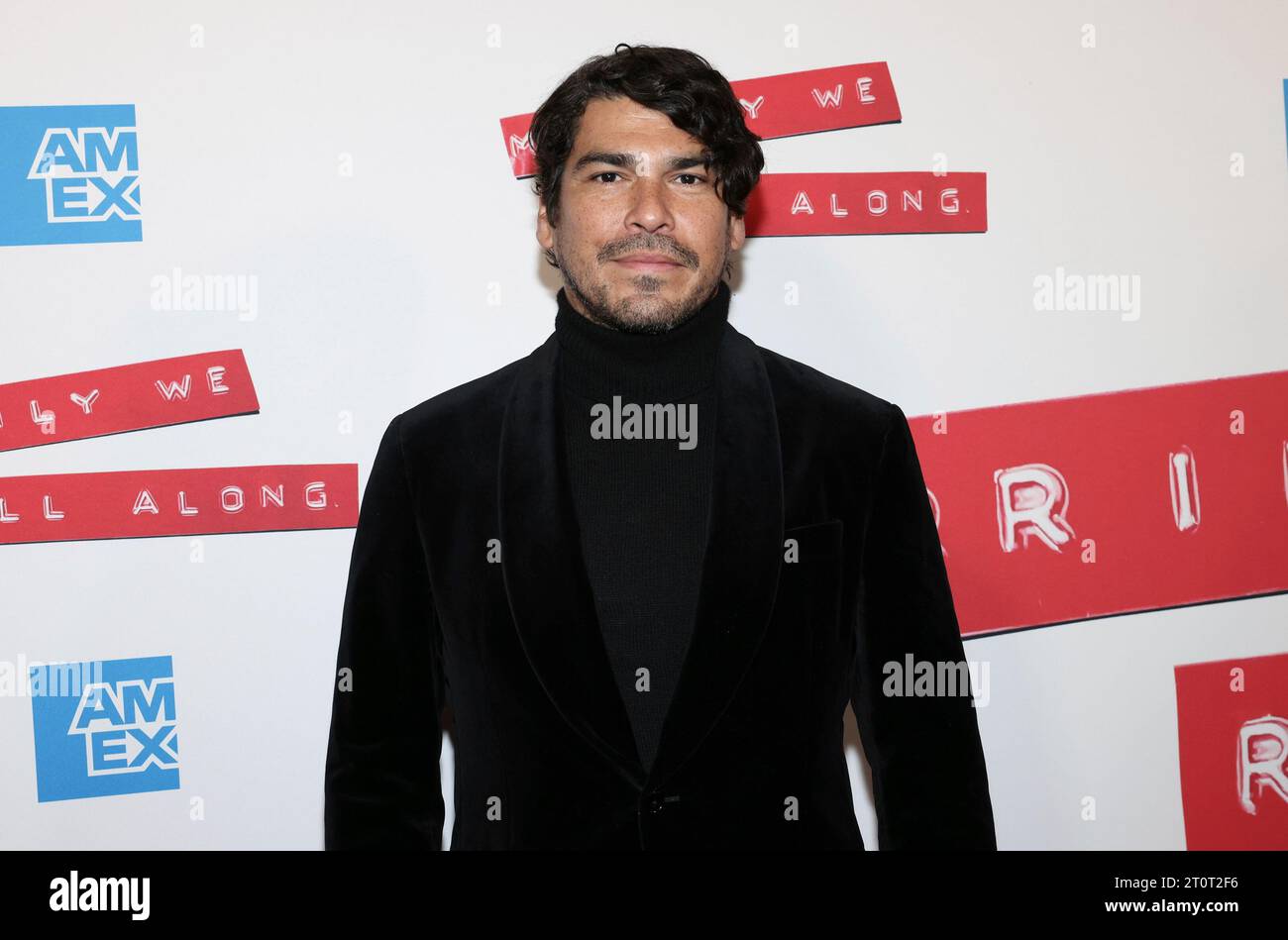 Raul Castillo attends broadway's red carpet celebration of "Merrily We ...