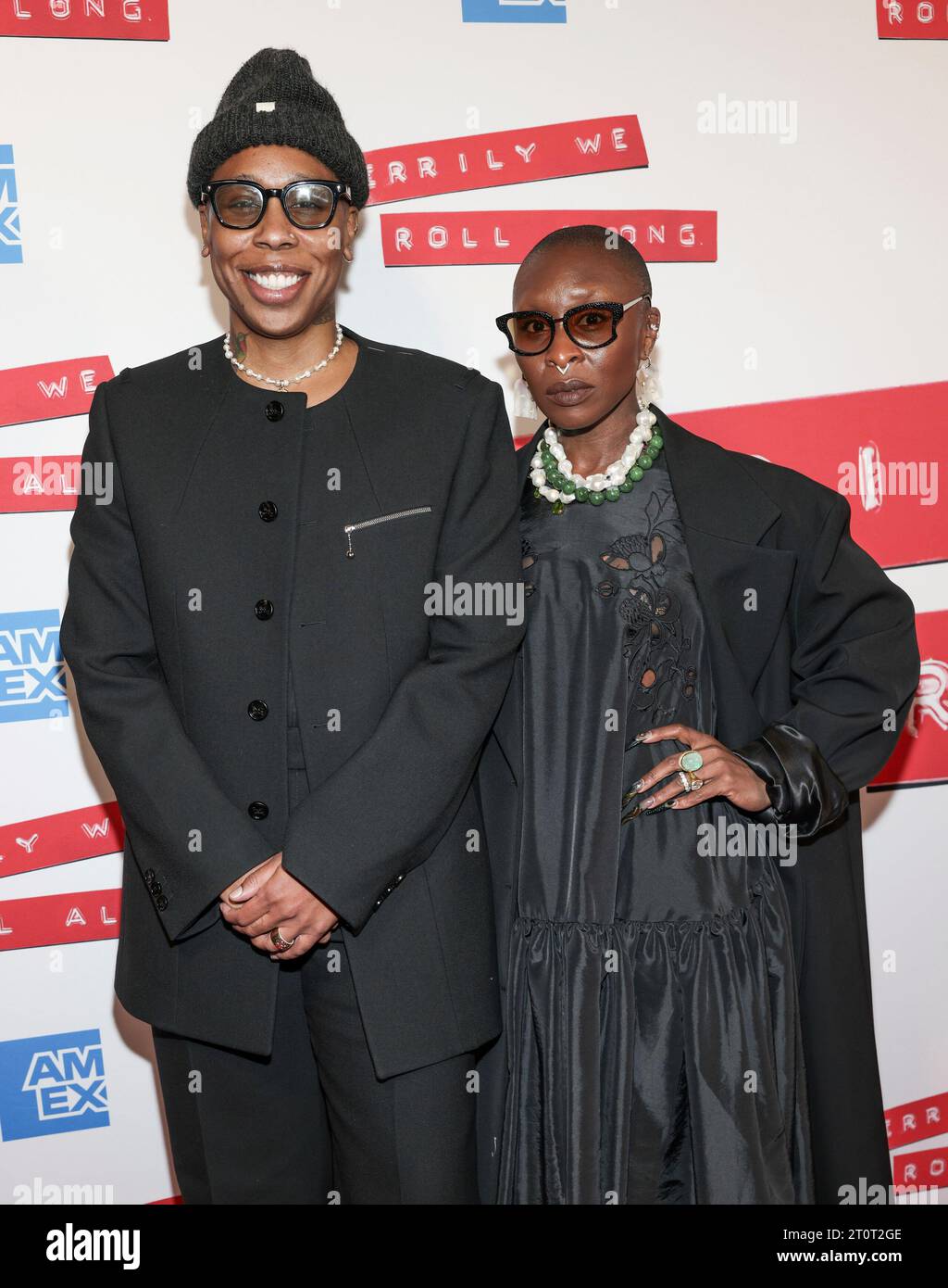 Lena Waithe, left and Cynthia Erivo attend broadway's red carpet ...