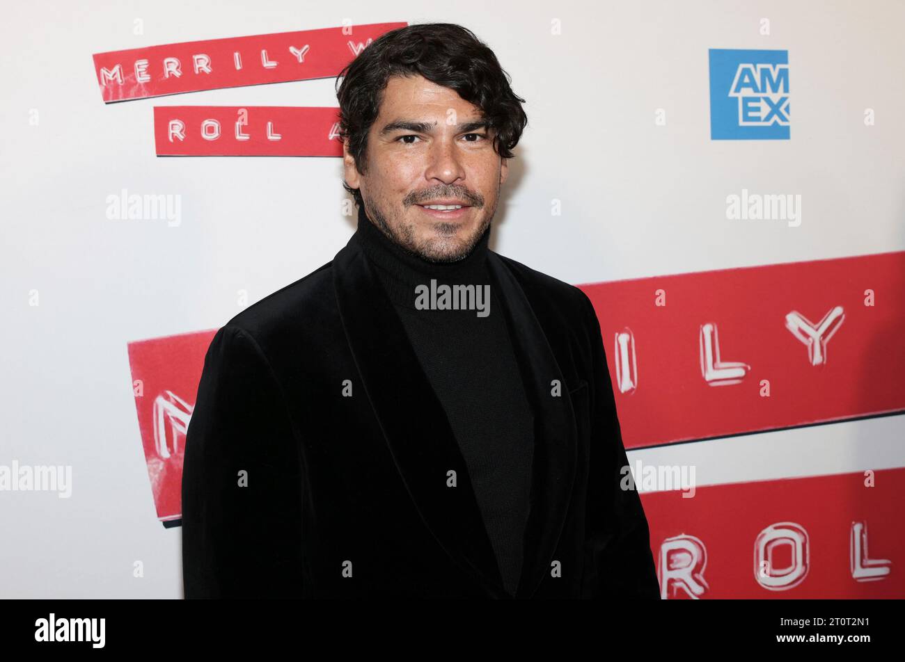 Raul Castillo attends Broadway's red carpet celebration of "Merrily We ...