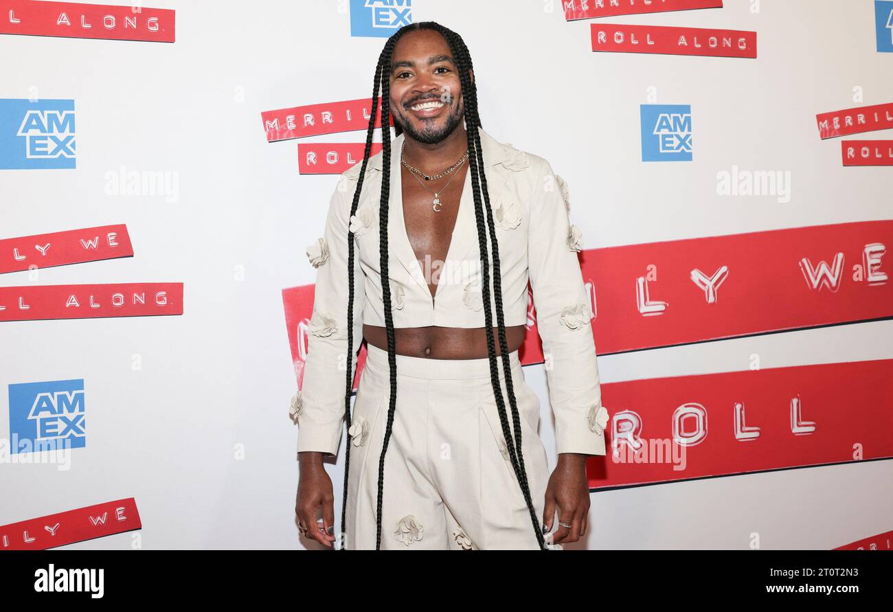 Cody Renard Richard attends Broadway's red carpet celebration of ...