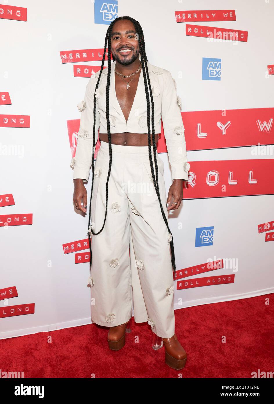 Cody Renard Richard attends Broadway's red carpet celebration of ...