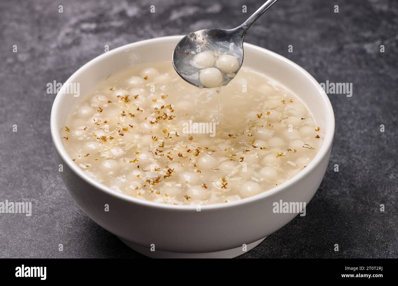 Boiled Glutinous Rice Balls in Fermented Glutinous Rice Stock Photo - Alamy