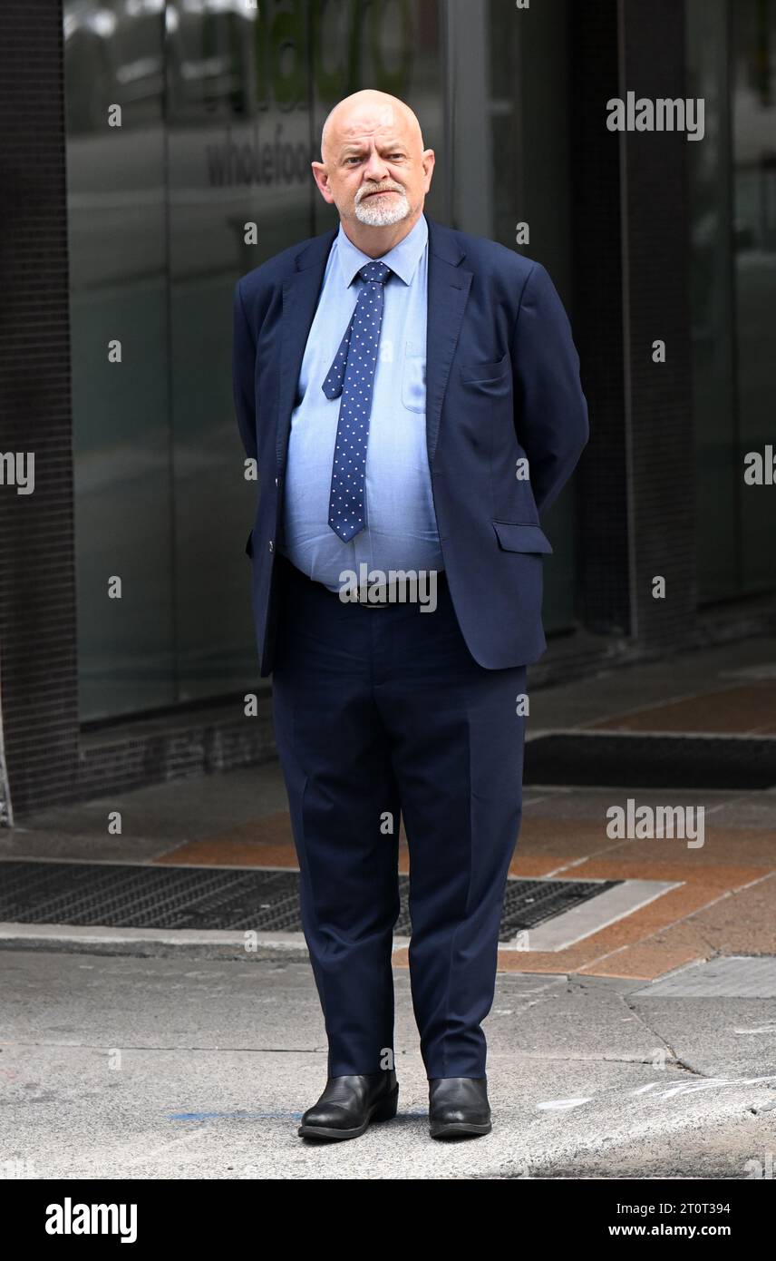 Brisbane, Australia. 09th Oct, 2023. Lawyer Michael Frederick Bosscher ...