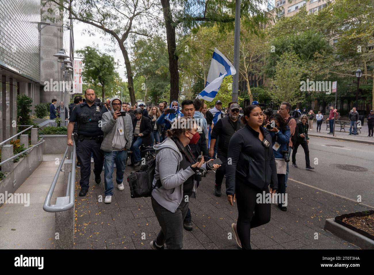 New York, New York, USA. 8th Oct, 2023. (NEW) Pro-Israel Rally Held At ...