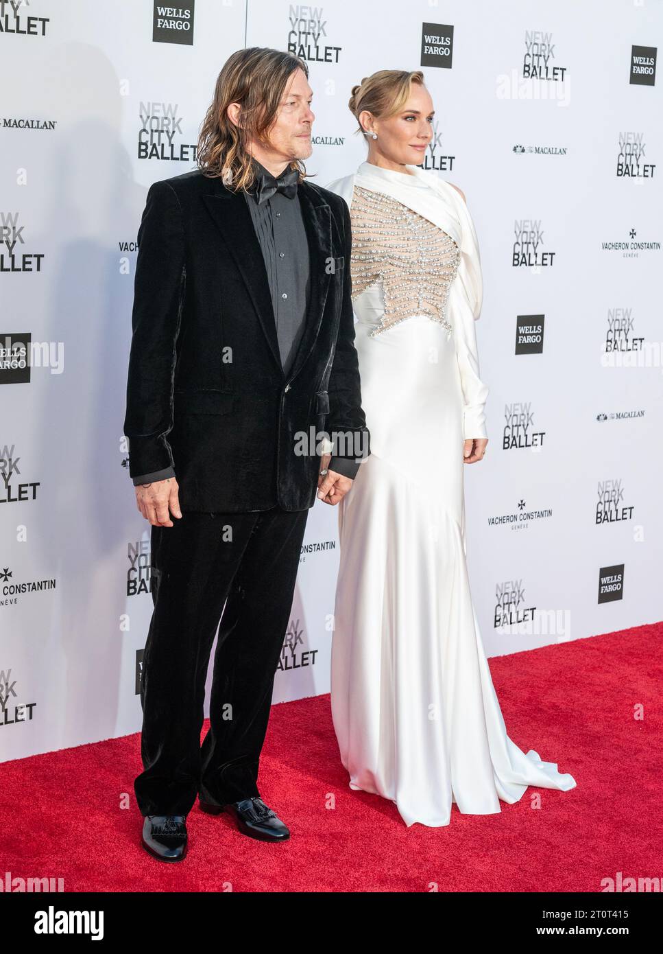 Norman Reedus and Diane Kruger attend New York City Ballet Fall Fashion ...