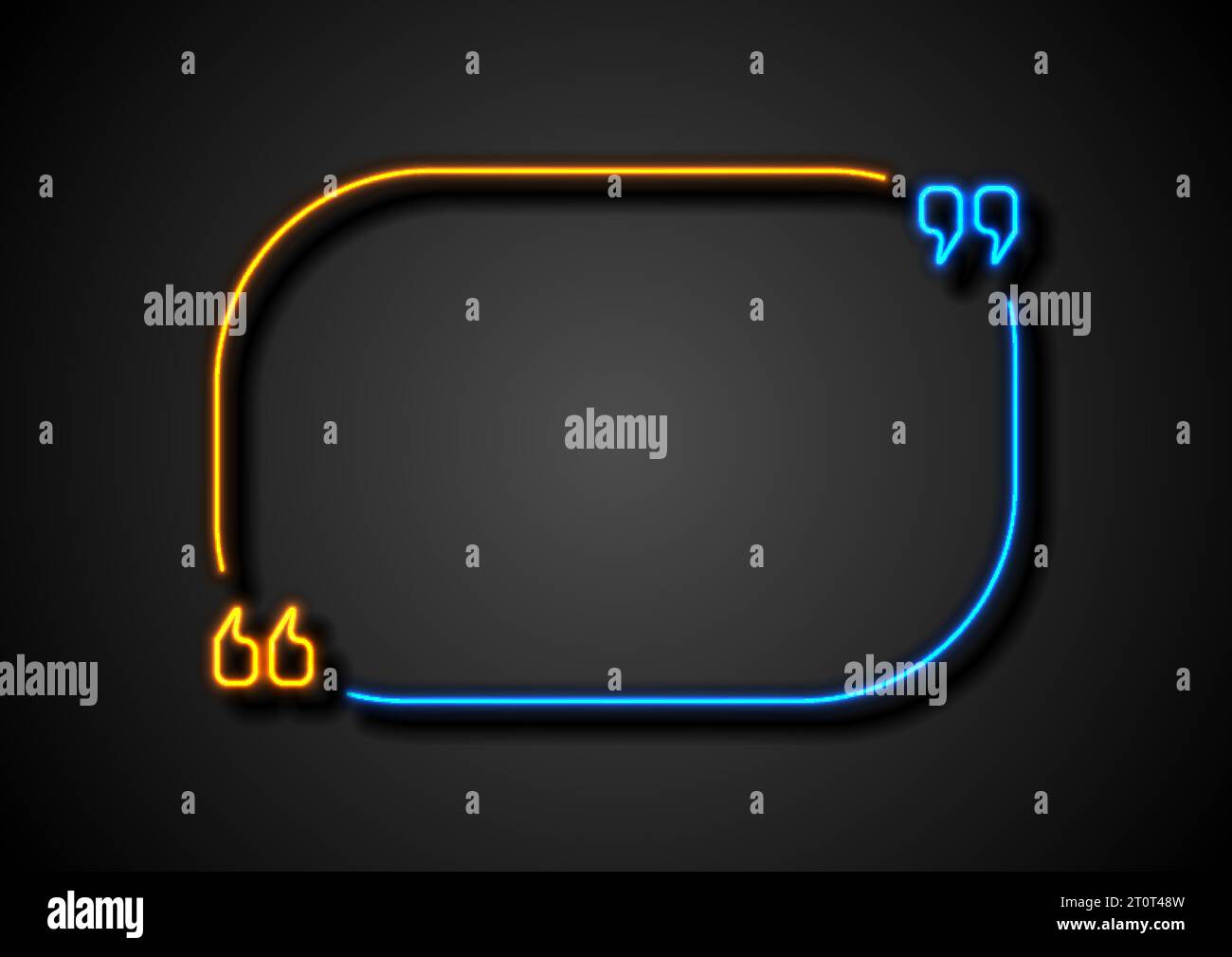 Neon frame background Stock Vector Images - Alamy