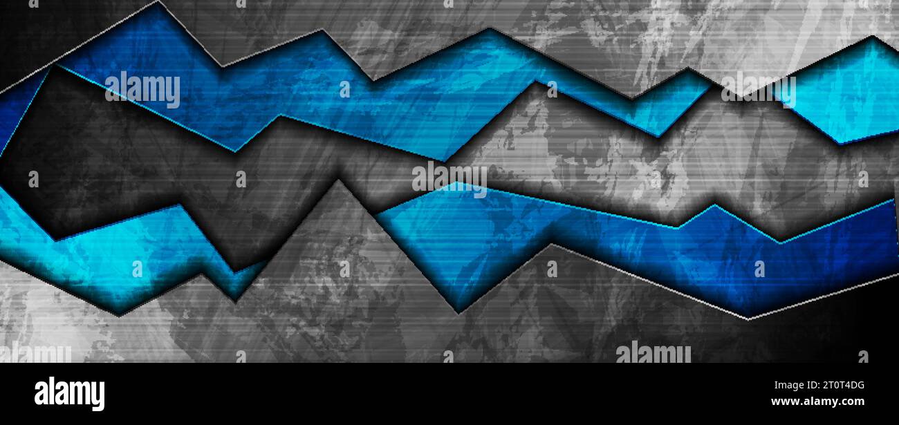 Abstract grey and blue grunge corporate material texture background ...